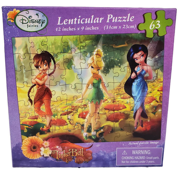 Disney | Games | Disney Princess Tinkerbell Lost Treasure Lenticular ...